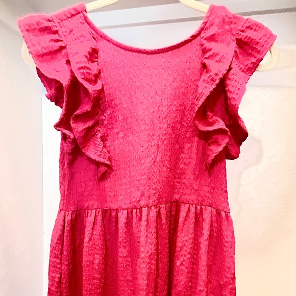 Zara | Dresses | Zara Hot Pink Sundress | Poshmark